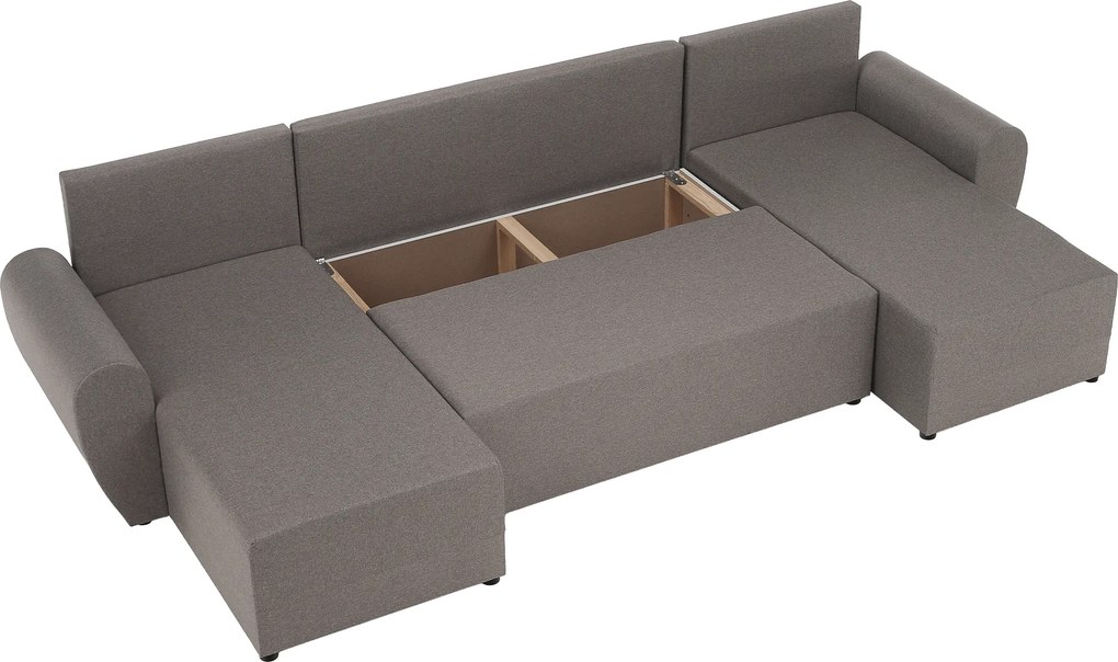 Univerzální sedací souprava, šedobéžová Taupe, DAKAR NEW U