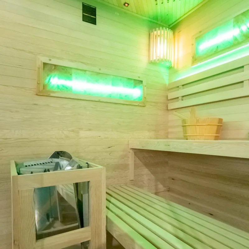 BPS-koupelny Finská sauna Relax 150x150, 4-5 osob
