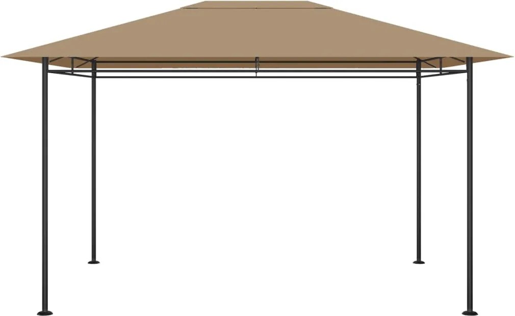 Altán 384x281x270 cm taupe 180 g/m² 313922