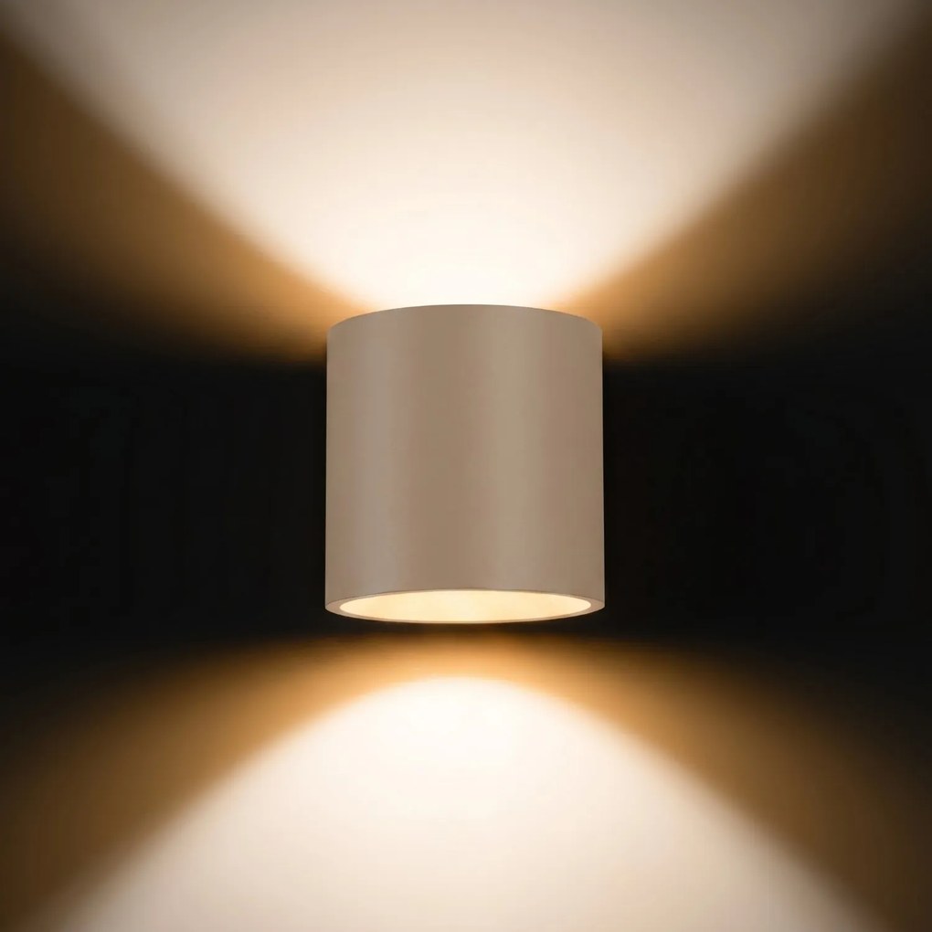 Sollux Lighting Nástěnné svítidlo ORBIS 1 taupe