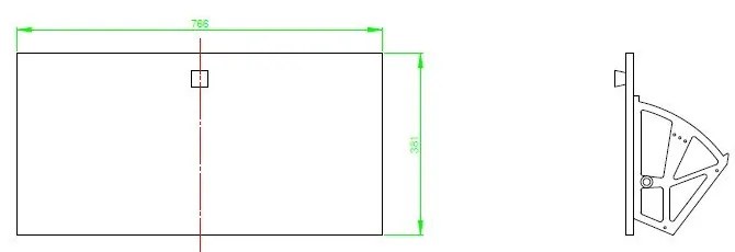 Tmavě šedý botník se třemi zásuvkami Woodman Bode