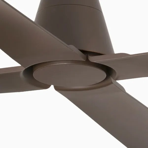 FARO 33490 - Stropní ventilátor TYPHOON IP44 hnědá + dálkové ovládání