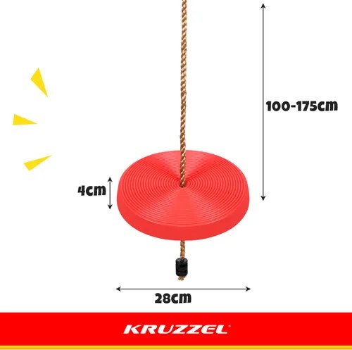 Kruzzel Zahradní houpačka kulatá plastová 23554