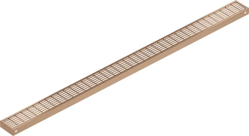 Mexen Flat, lineární podlahový žlab 100 cm, měděná matná, 1C33100