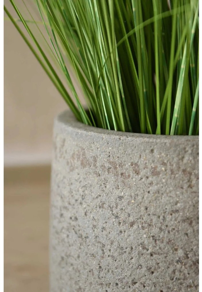 Designový květináč SASSO, vláknocement, 32x28 cm, šedý