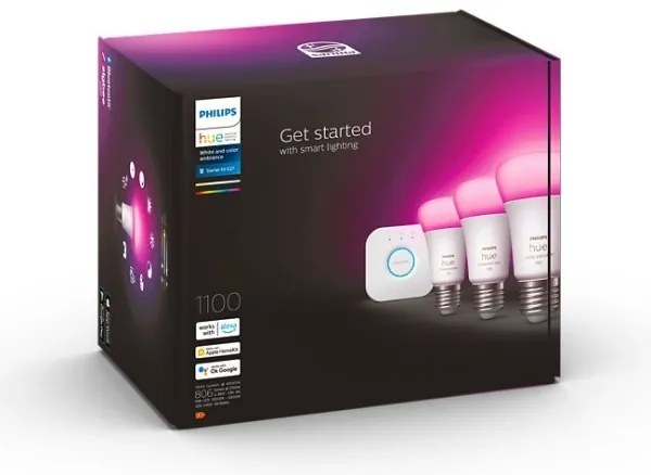 Základní sada Philips Hue WACA 3xE27/9W/230V 2000-6500K + zařízení k propojení