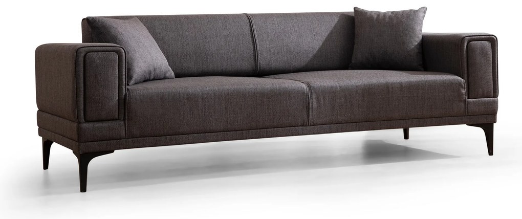 Hanah Home Třímístná pohovka HORIZON tmavě šedá