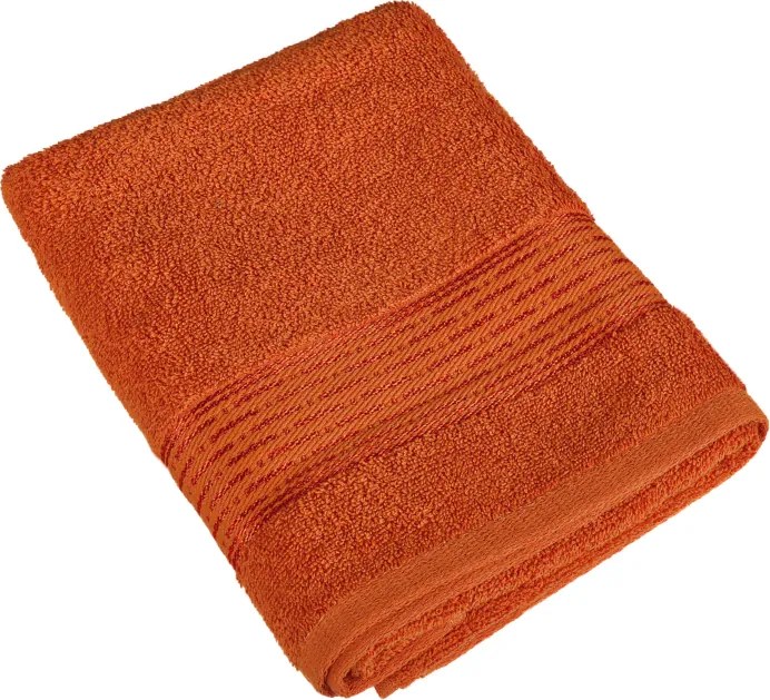 Bellatex Froté ručník a osuška kolekce Proužek Hnědá 70x140 cm