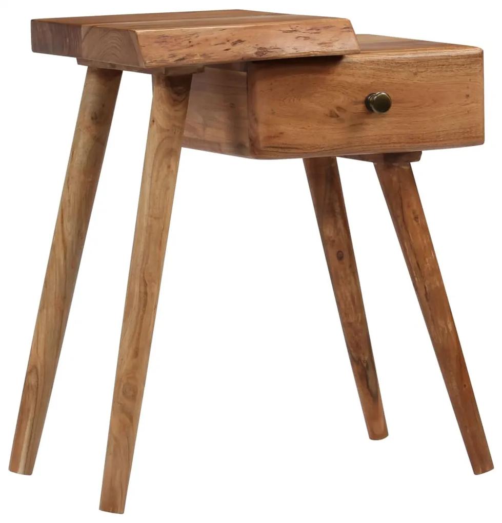 245662 vidaXL Noční stolek masivní akáciové dřevo 45 x 32 x 55 cm