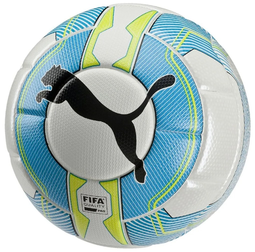 Puma Fotbalový míč ( míč na fotbal ) Puma evoPOWER 1 Statement | Bílá - modrá | velikost 5