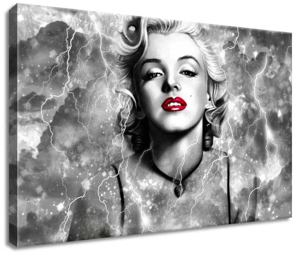 Gario Obraz na plátně Elektrizující Marilyn Monroe Velikost: 40 x 30 cm