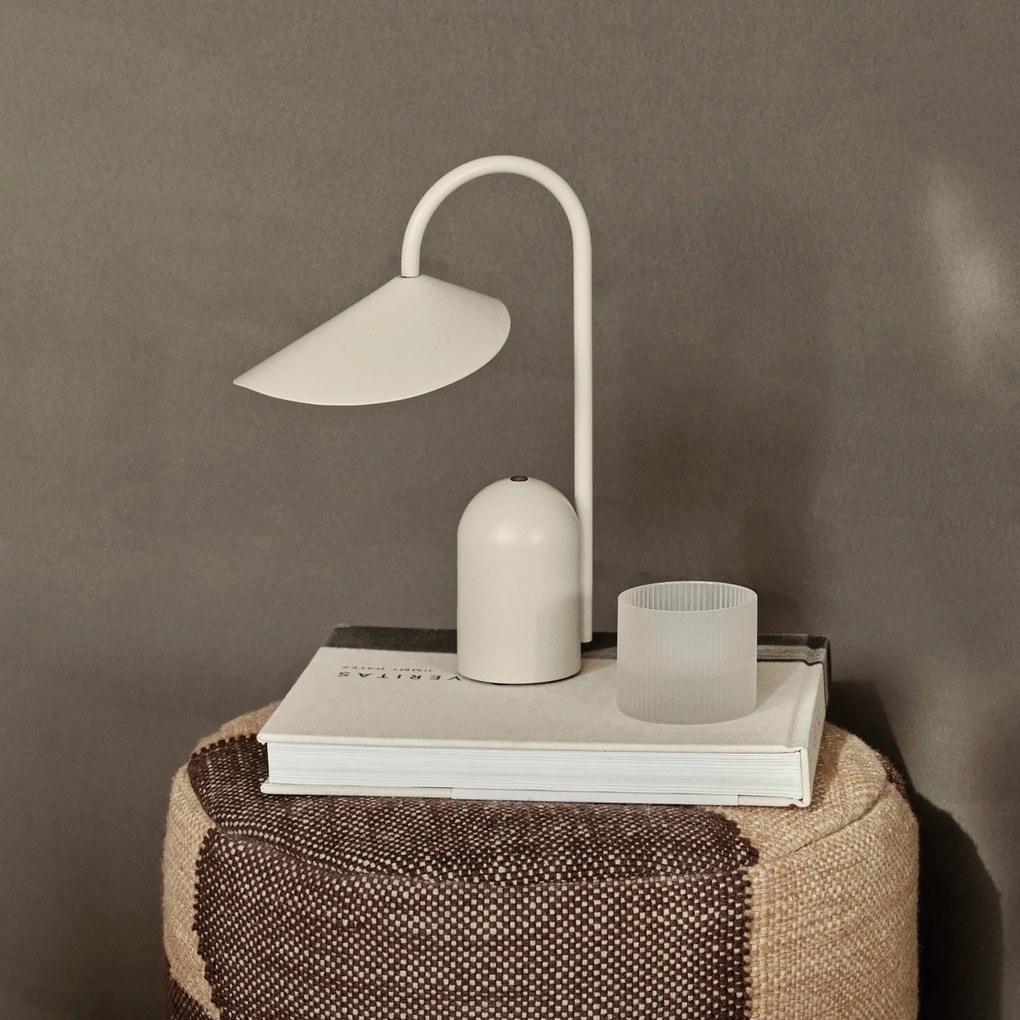 FERM LIVING Misky Ripple, Frosted, sada 4 kusů