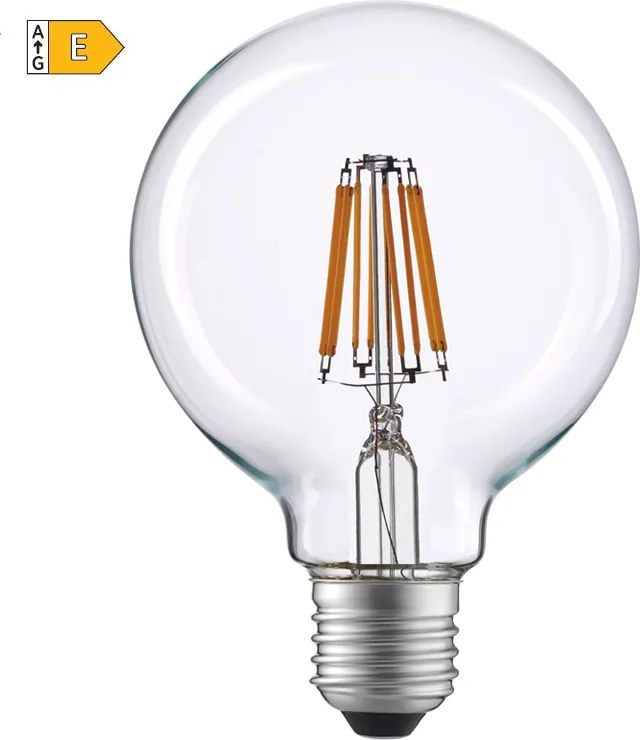 Diolamp LED Globe Filament žárovka čirá G125 12W/230V/E27/4000K/1600Lm/360°