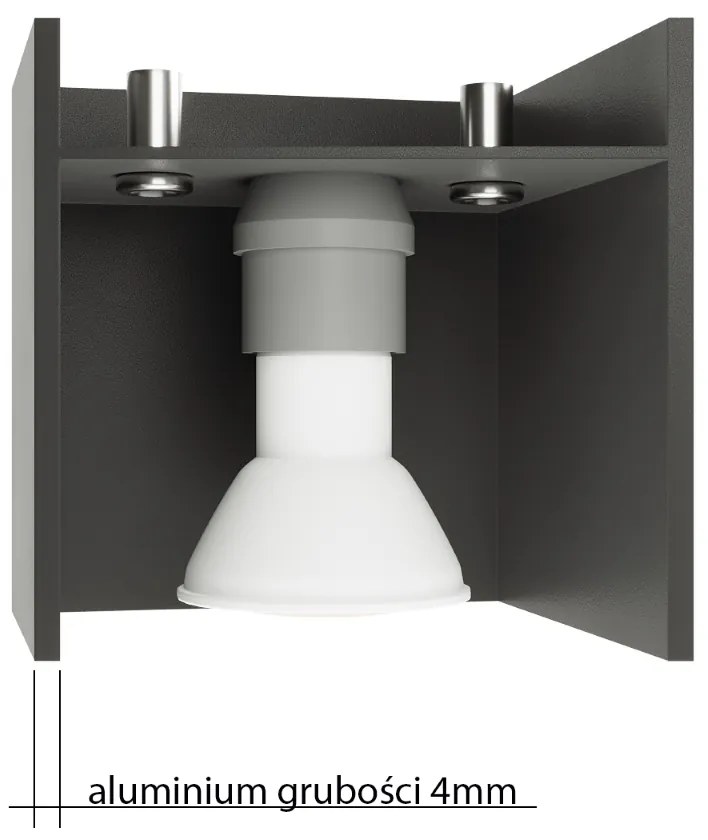 Sollux Lighting Nástěnné svítidlo LOBO Černá