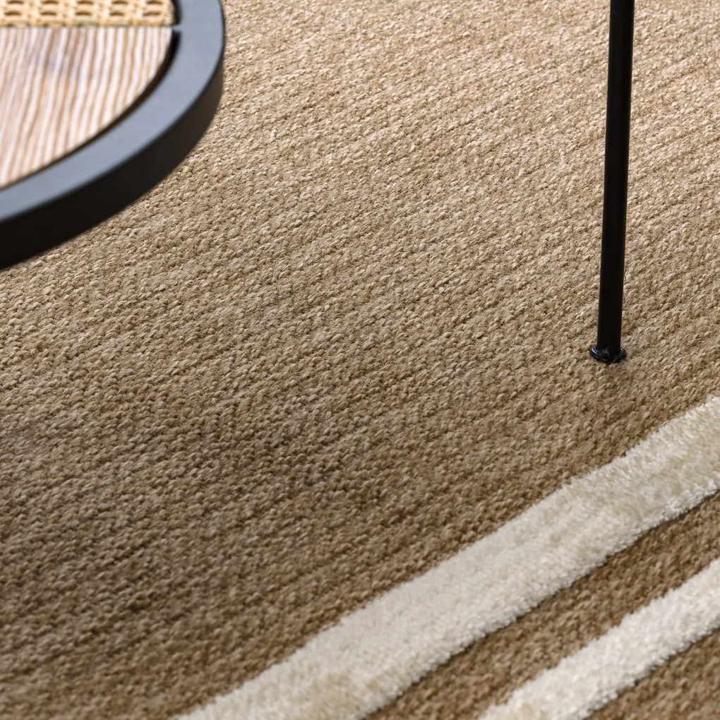 Dywany Łuszczów, Kusový koberec Spark 0687A beige/cream, 180x270, béžová, chodba / předsíň