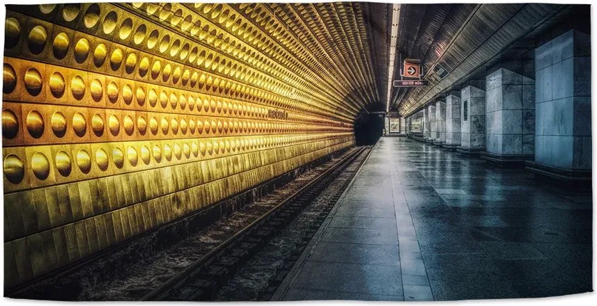 Sablio Ručník Pražské metro - 30x50 cm