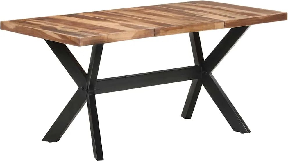 Jídelní stůl 160x80x75 cm masiv s medovou povrchovou úpravou 321547