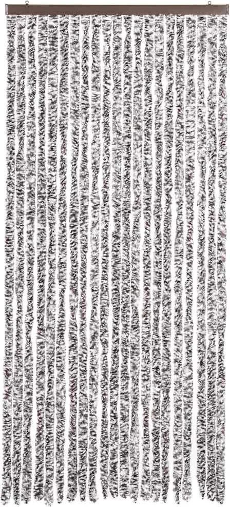 Závěs proti hmyzu hnědo-béžový 90 x 200 cm Chenille 315130
