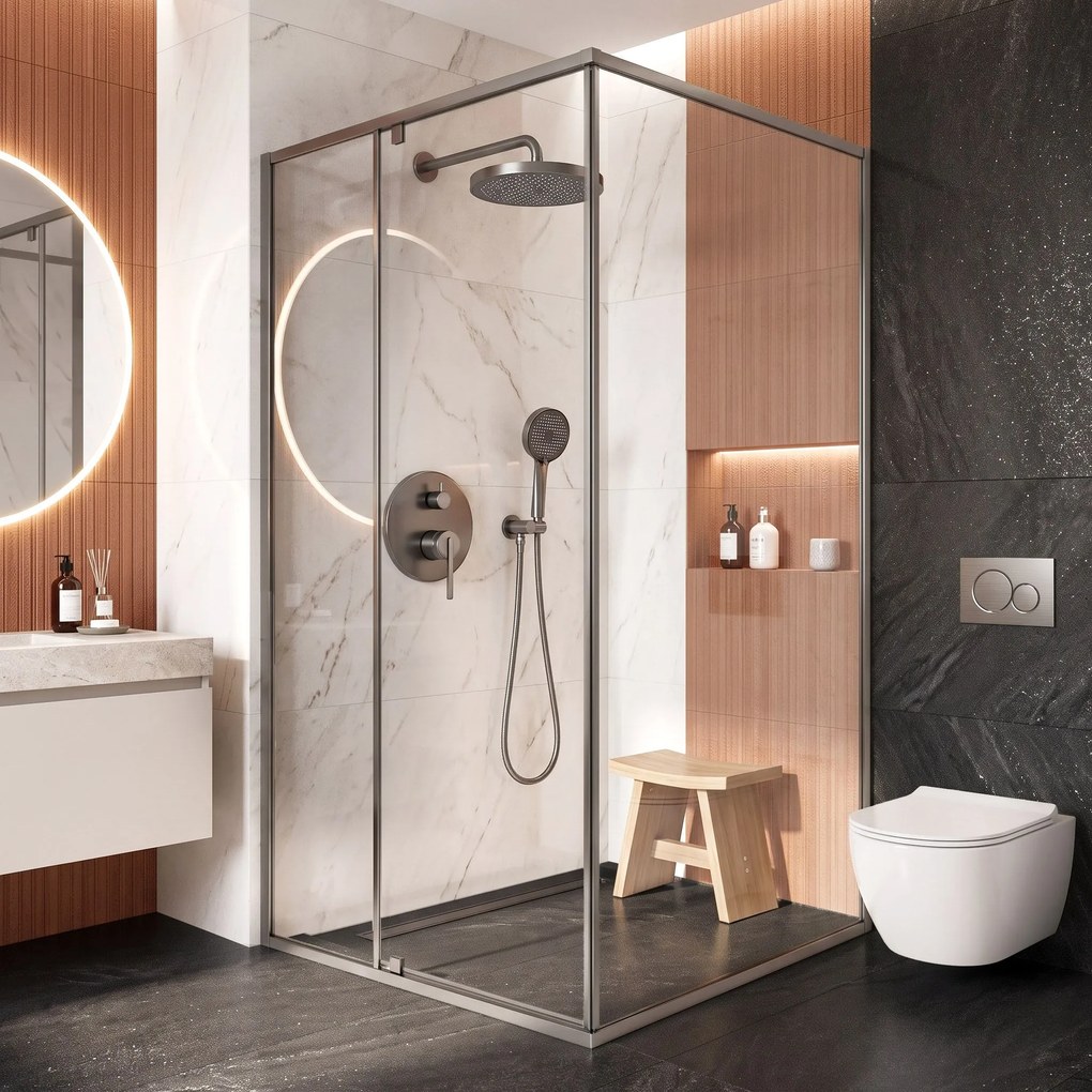 Rea, Podomítková sprchová souprava Rea Grace Titan + BOX, REA-P4406