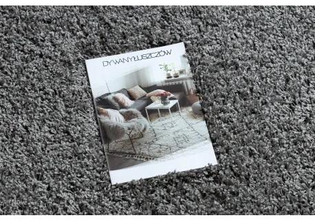 Dywany Luszczow Kusový koberec SOFFI shaggy 5 cm šedá Rozměr koberce: 70 x 250 cm