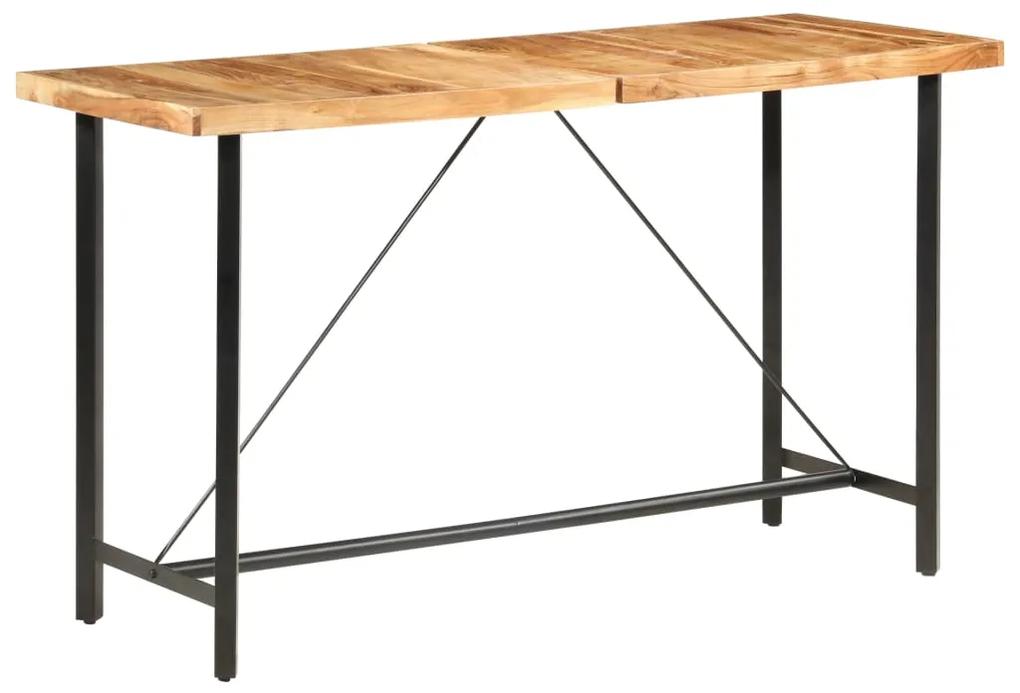 286596 vidaXL Barový stůl 180 x 70 x 107 cm masivní sheeshamové dřevo