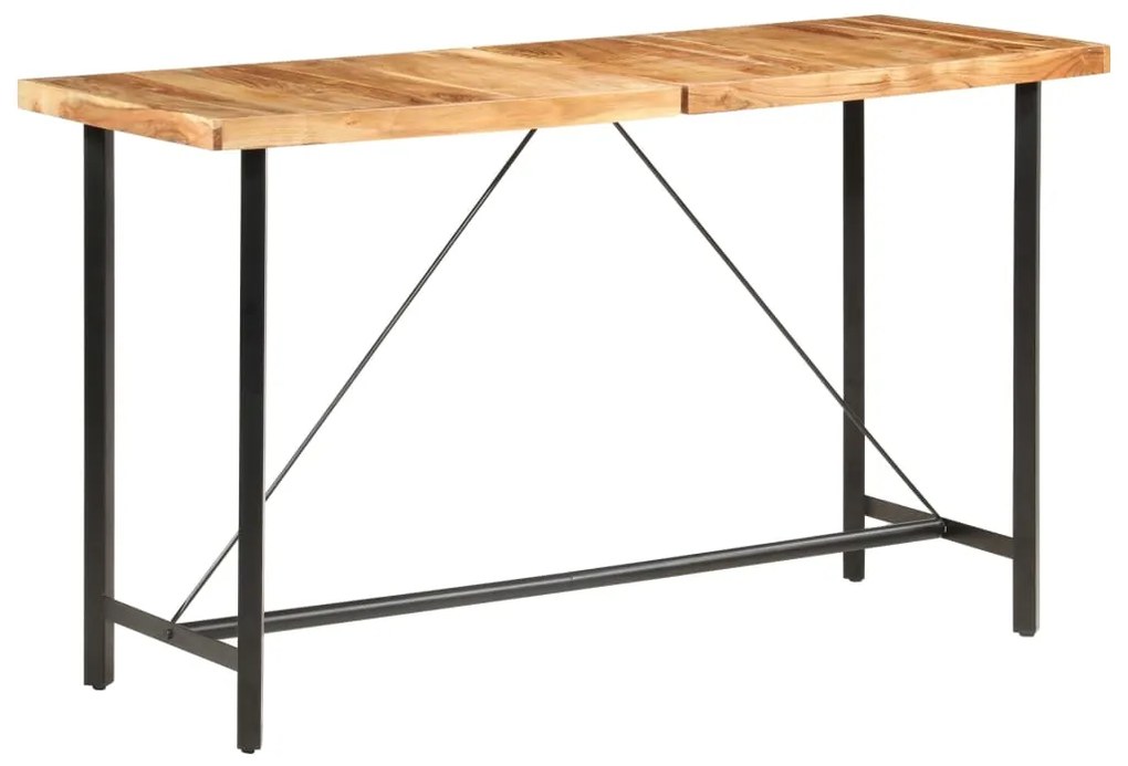 Barový stůl 180 x 70 x 107 cm masivní akáciové dřevo 286596
