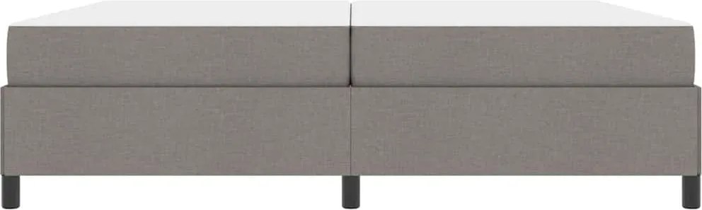Postel s boxspringem Taupe 200 x 200 cm textil 3398889