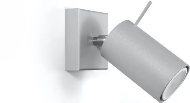 Sollux Lighting Nástěnné svítidlo RING 1 šedé