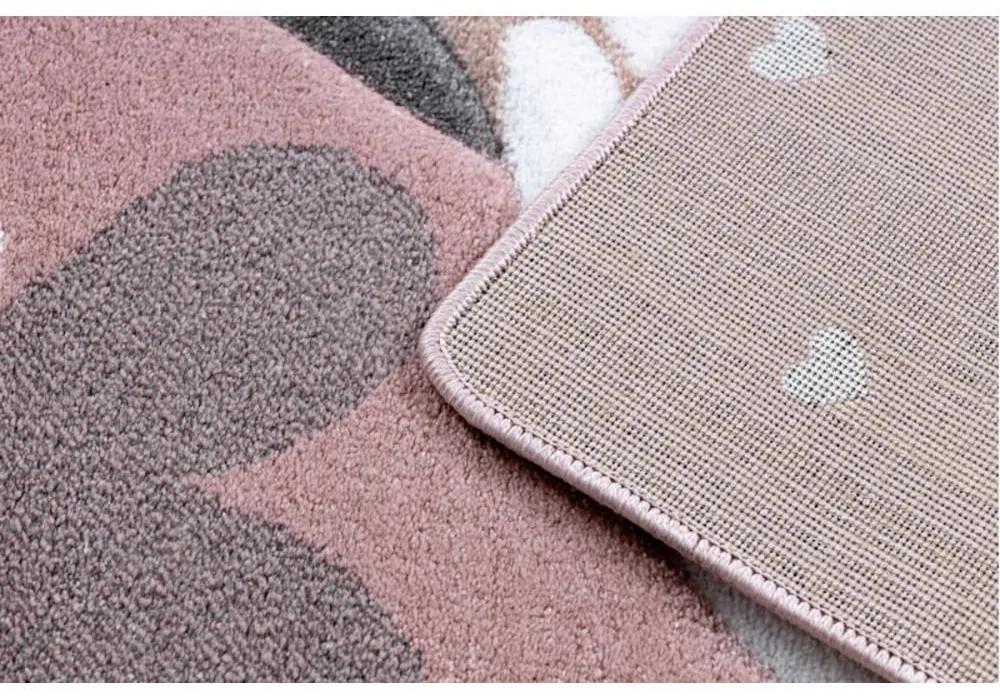 Dětský kusový koberec Plaměňák růžový 120x170cm
