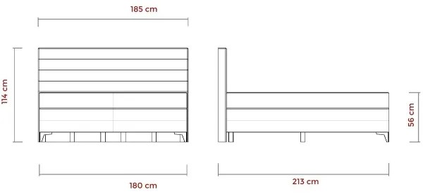 Elektrická polohovací čalouněná postel s matracemi MILA 180x200 cm šedá