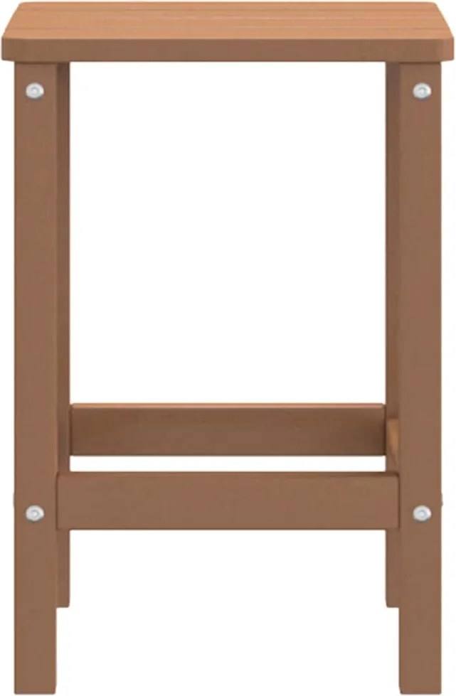 Zahradní stolek Adirondack hnědý 38 x 38 x 46 cm HDPE 318643