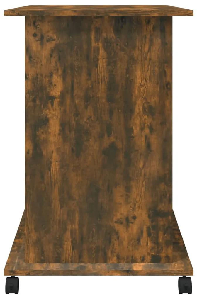 Počítačový stůl kouřový dub 80 x 50 x 75 cm kompozitní dřevo - Default Title