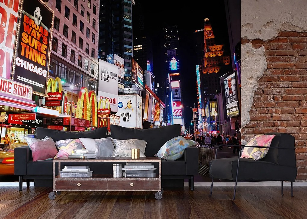 Fototapeta na zed' Noční Times Square | 360 x 254 cm | DFTS1308