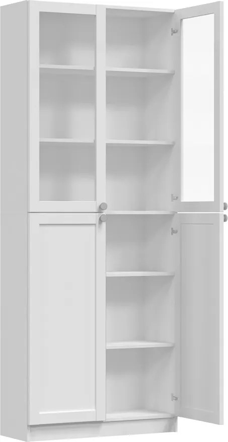 TPS Vitrína Pafos 2D2S 80 cm, bílá
