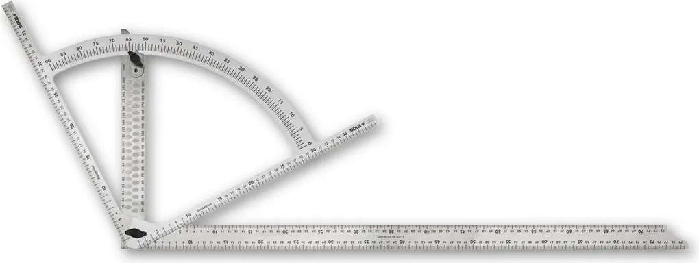 Sola | Alpha Square – nerezový úhelník s nastavitelným úhlem 0–90°