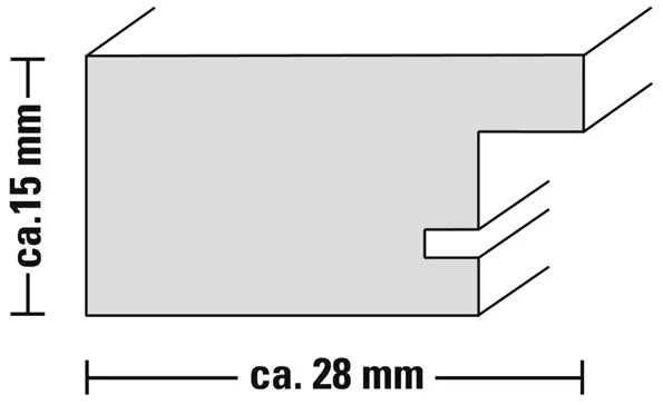 Rámeček CHALET hnědošedá 10x15