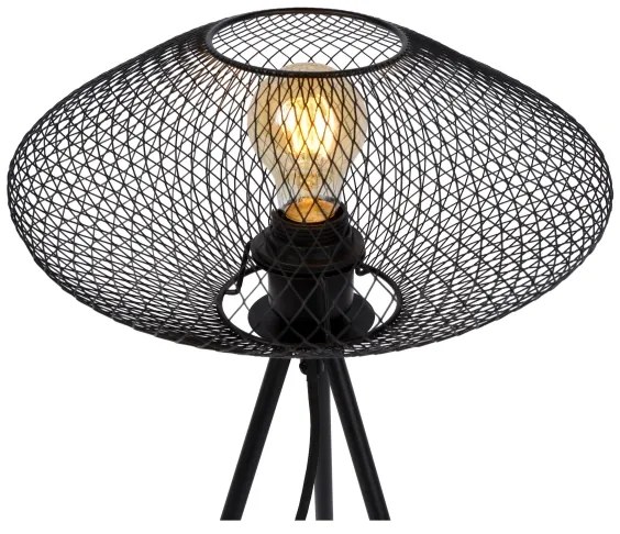 Lucide 21523/01/30 - Stolní lampa MESH 1xE27/40W/230V černá
