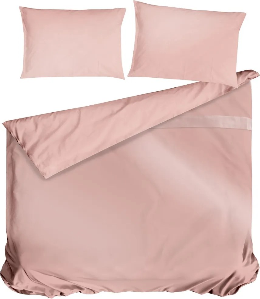 Cottonbox povlečení bavlněný satén Satin Pink - 220x200 / 2x70x90 cm