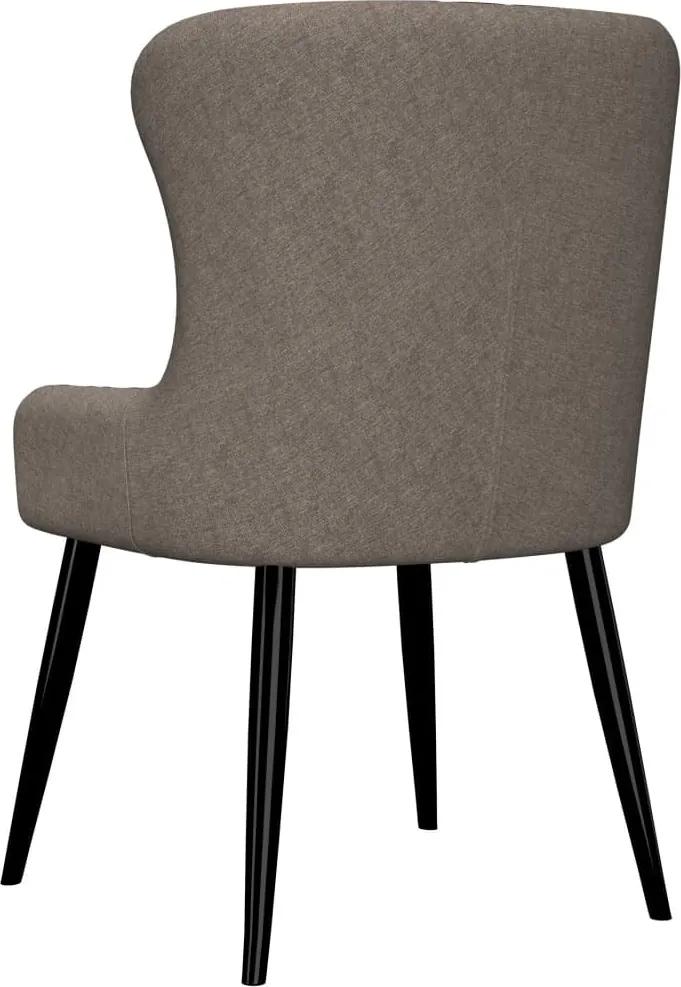 vidaXL Jídelní židle 2 ks textil [282518] Barva: taupe
