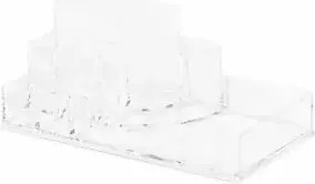 Compactor Organizer na kosmetiku a Make-up - 8 přihrádek čirý plast