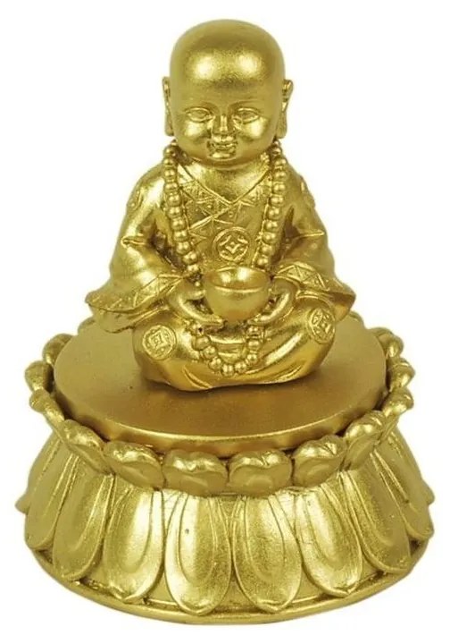 Sošky a figurky Signes Grimalt  Buddha Se Zlatým Boxem