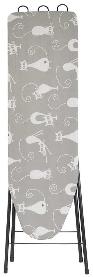 Erga Model Irit Black, žehlící prkno 120x30x80 cm, černá-vícebarevné, ERG-SEP-10DESIRITBLA