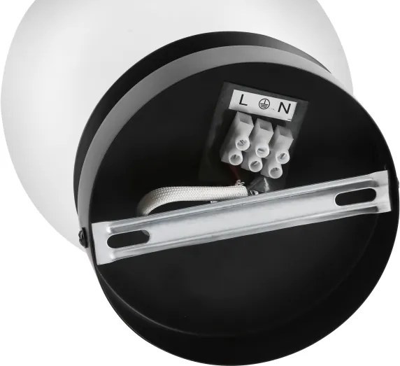 BRILAGI - Nástěnné svítidlo POLOS 1xE27/40W/230V pr. 20 cm černá