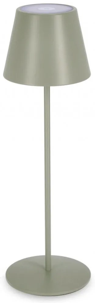BIZZOTTO Zahradní stojací LED lampa ETNA 38 cm šedozelená