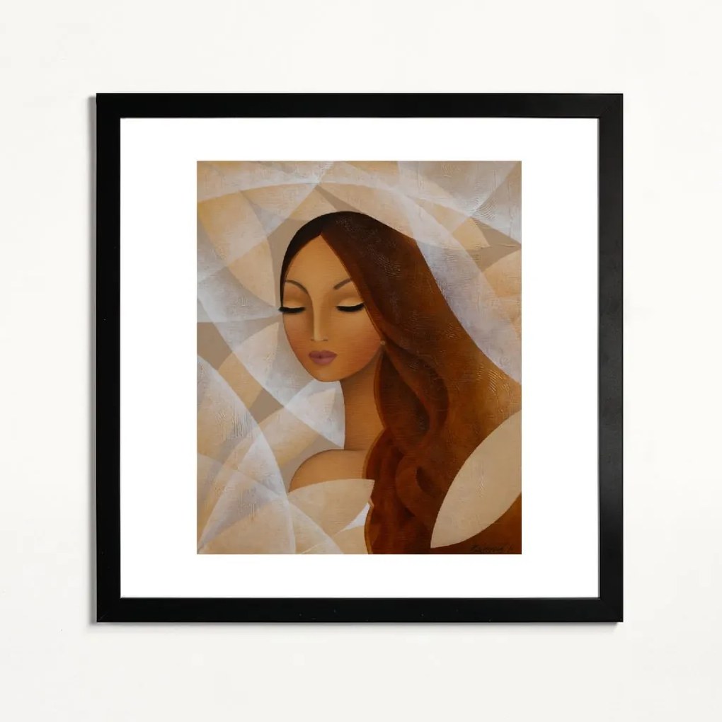 Veronika Švédová | Ukrytá Rám: Černý, Velikost: 50 x 50 cm