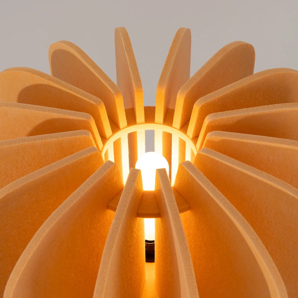 Sollux Lighting Stojací lampa MULA 45 žlutá