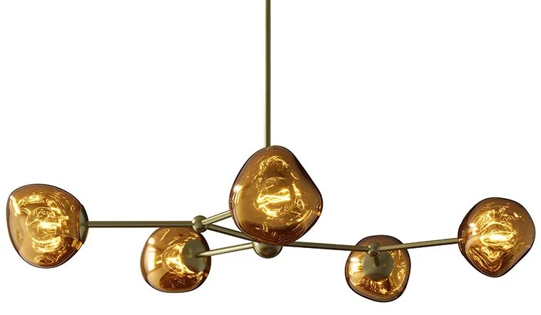 Designové závěsné svítidlo Hanzila 97 cm zlaté