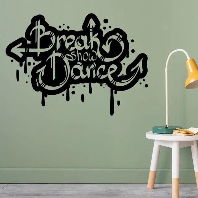 Samolepka Nápis Break show dance