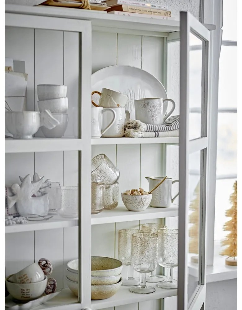 Krémový kameninový šálek s vánočním motivem 300 ml Winter – Bloomingville