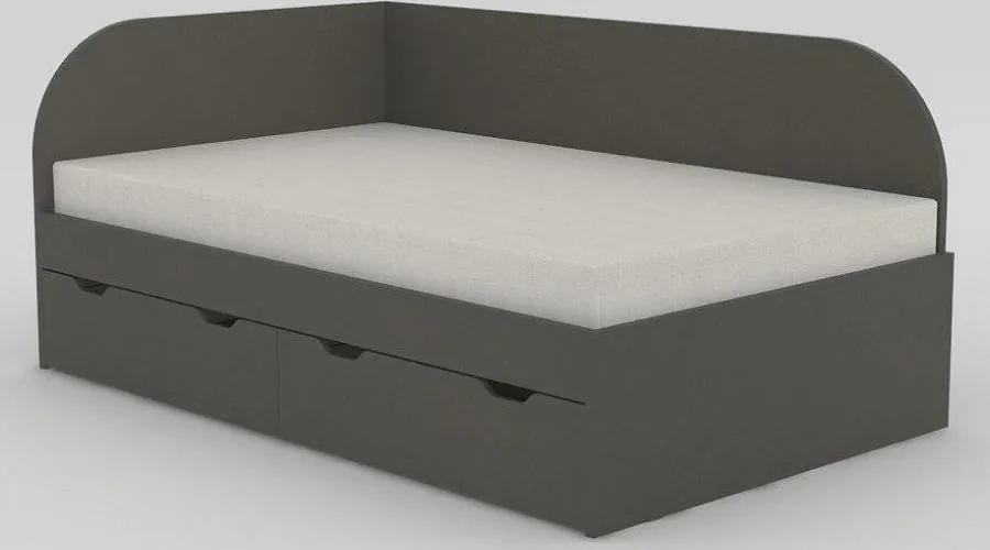 Dřevona - Elitte Dětská postel REA GARY 120x200 s úložným prostorem, levá, NAVARRA